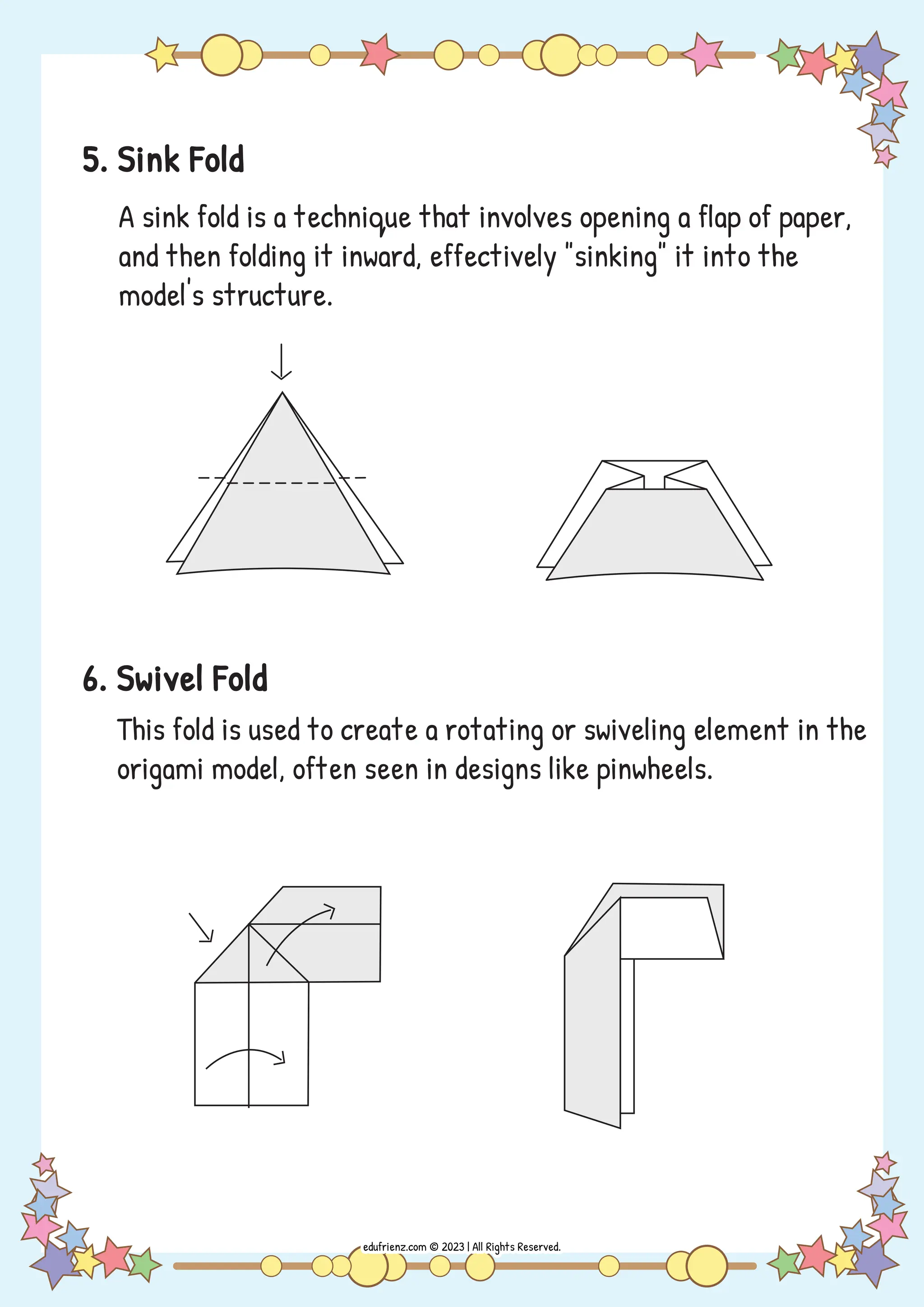 Origami Folding Symbols – Digital Printable | PDF
