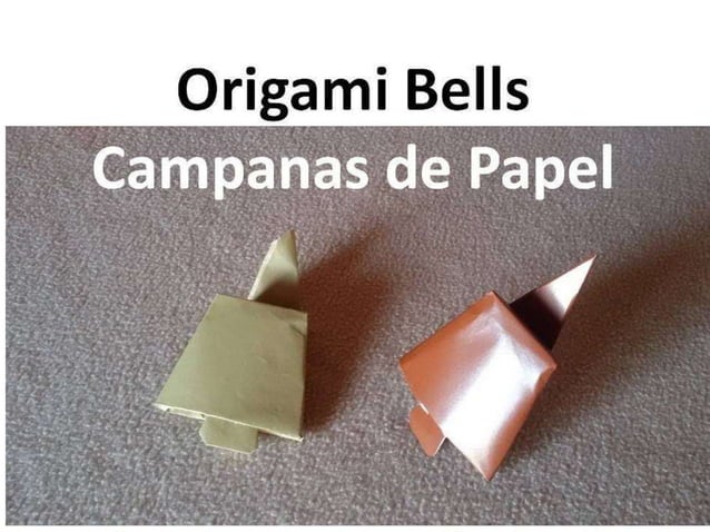 Origami Bell - Campana de papel | PPTX