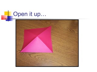 Origami blow up box | PPT