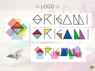 Visual identity for Origami, a fictional eco clothing store | PPT