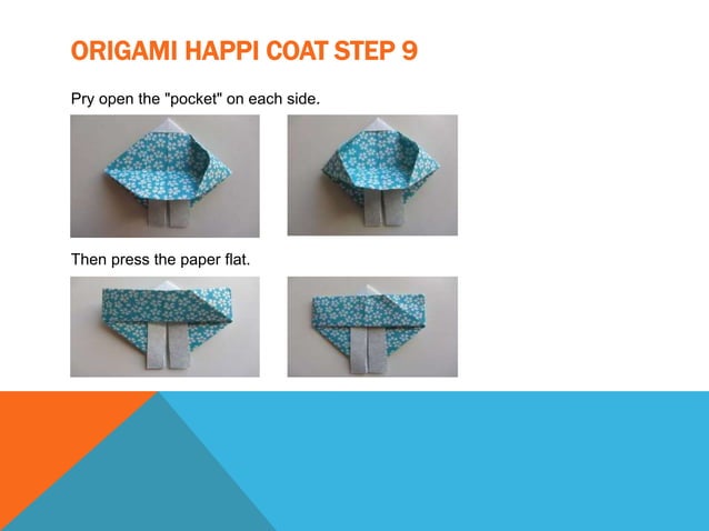 Origami happi coat | PPT