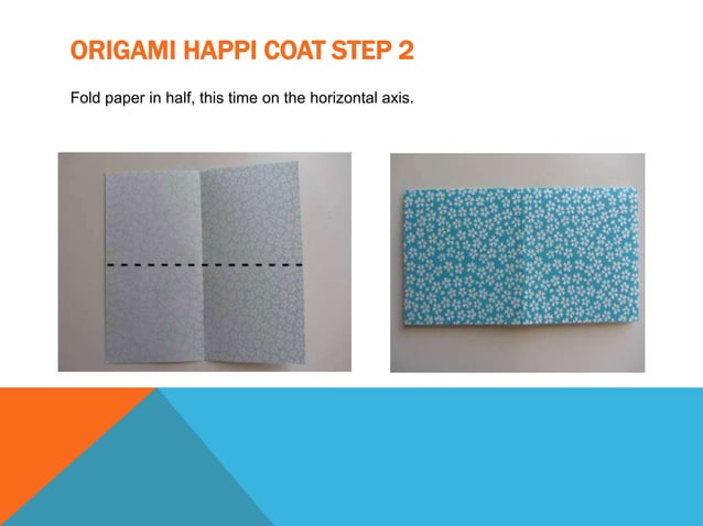 Origami happi coat | PPT