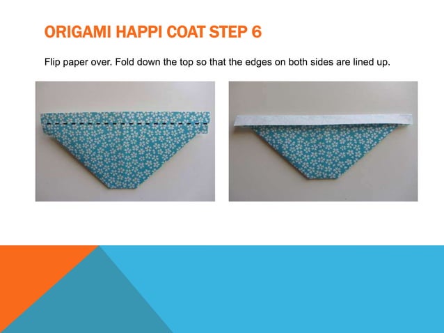 Origami happi coat | PPT