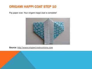 Origami happi coat | PPT