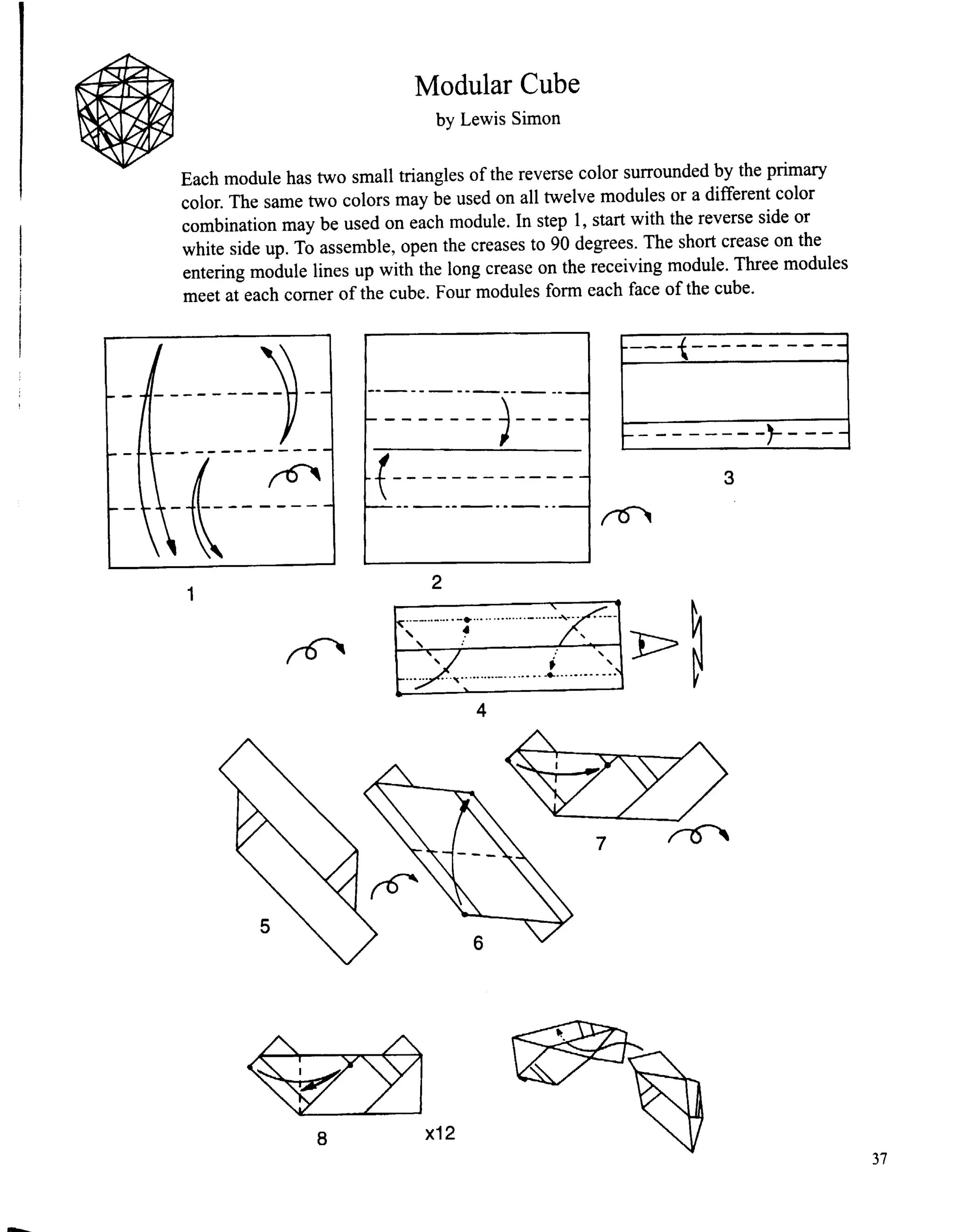 Origami moduler polyhedra | PDF