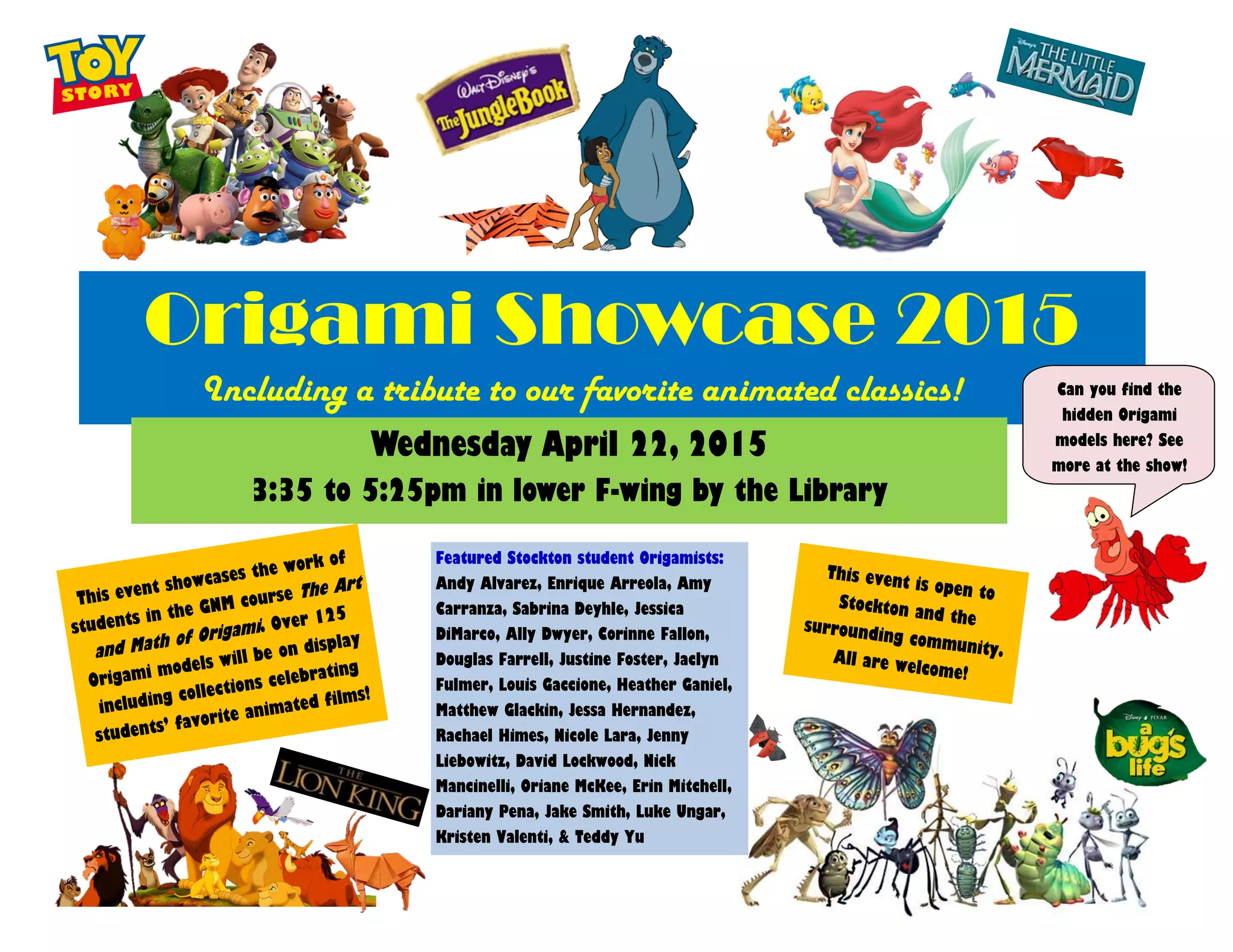 Origami Showcase 2015 at Stockton University | PDF