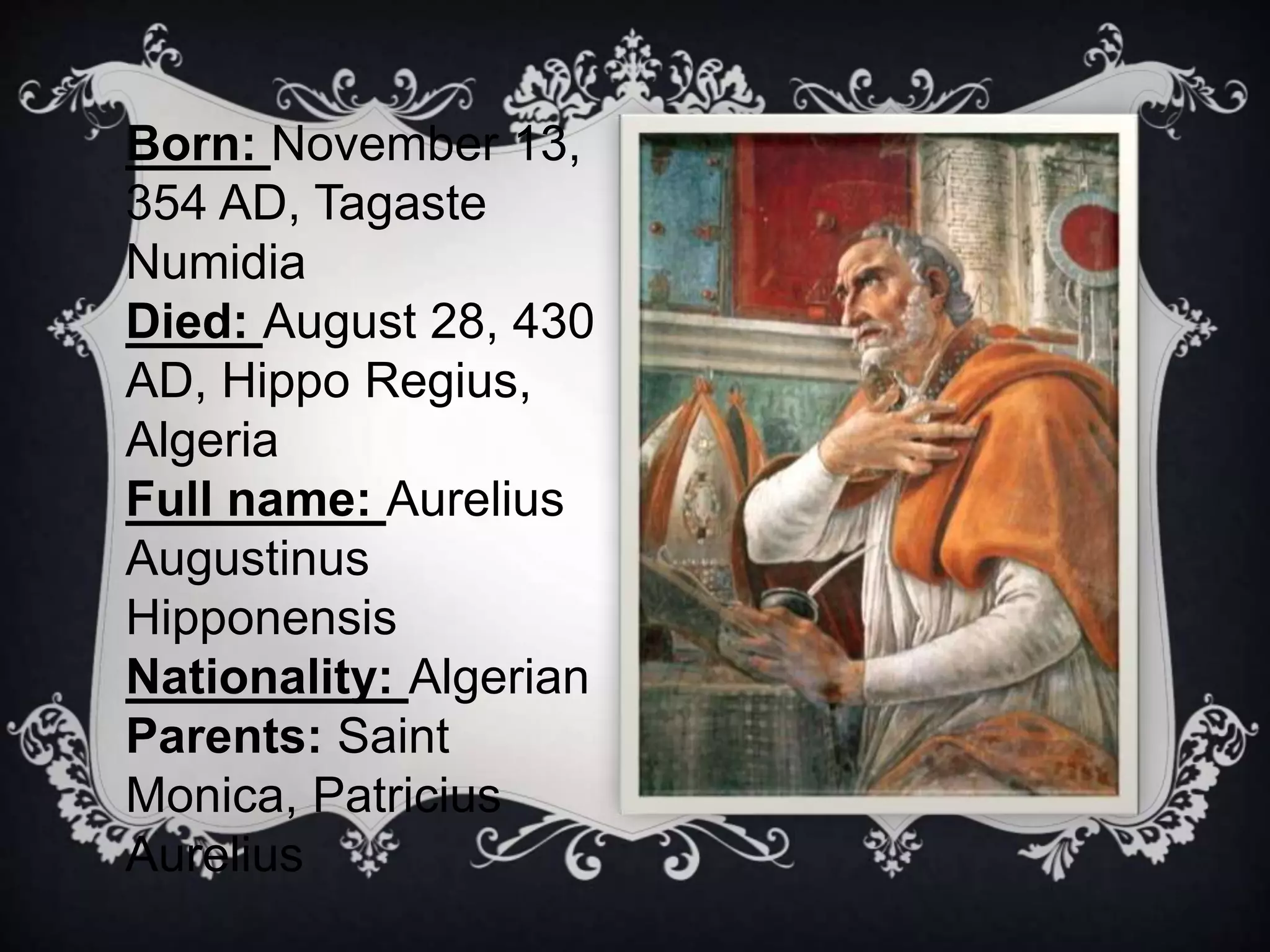 “Augustine of Hippo” | PPTX