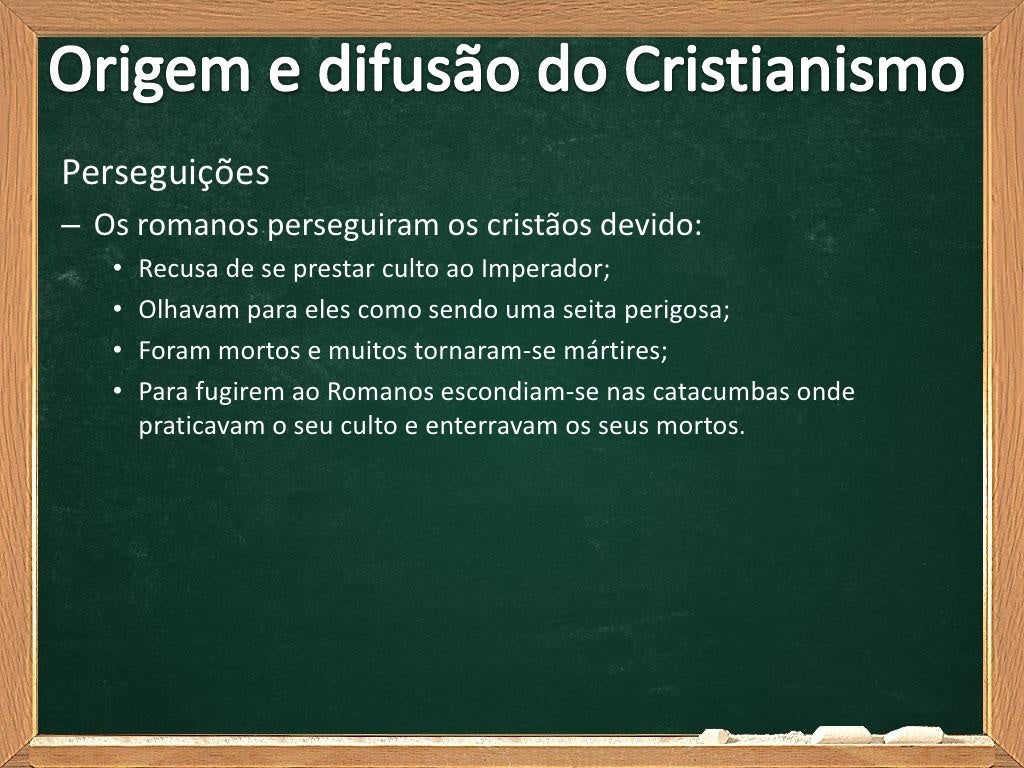 Origem E Difusão Do Cristianismo