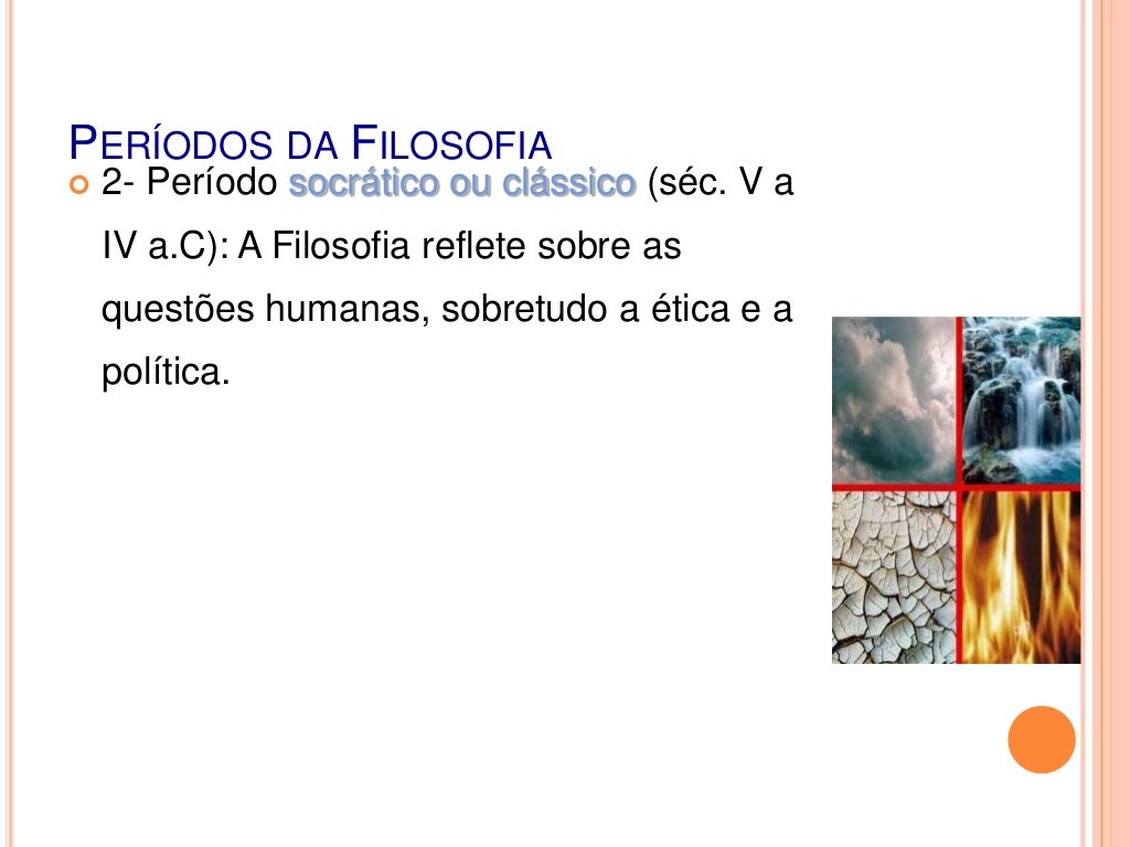 Origem e divisão da filosofia