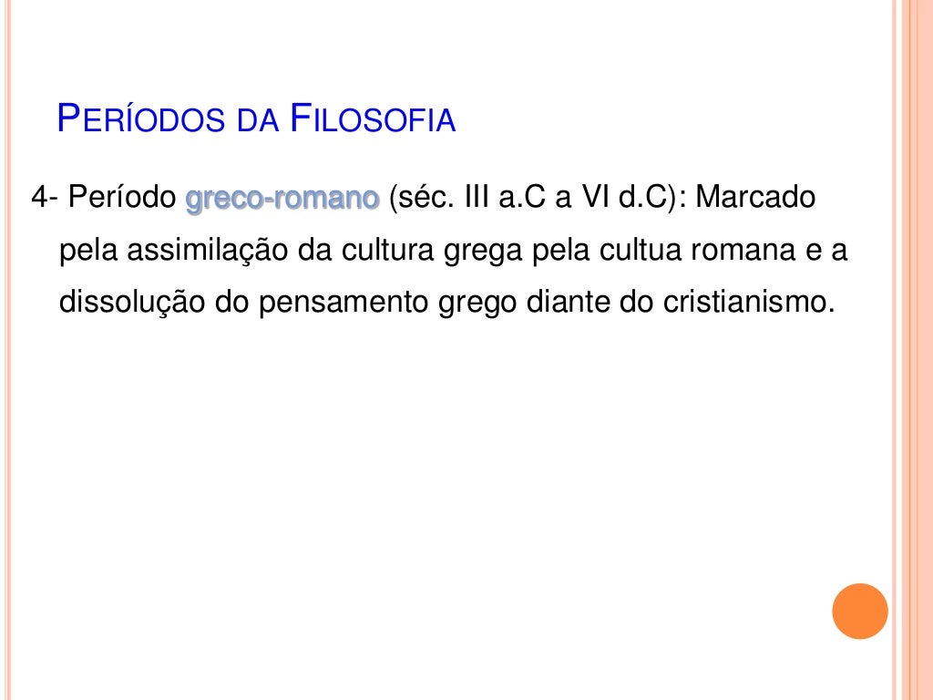 Origem e divisão da filosofia