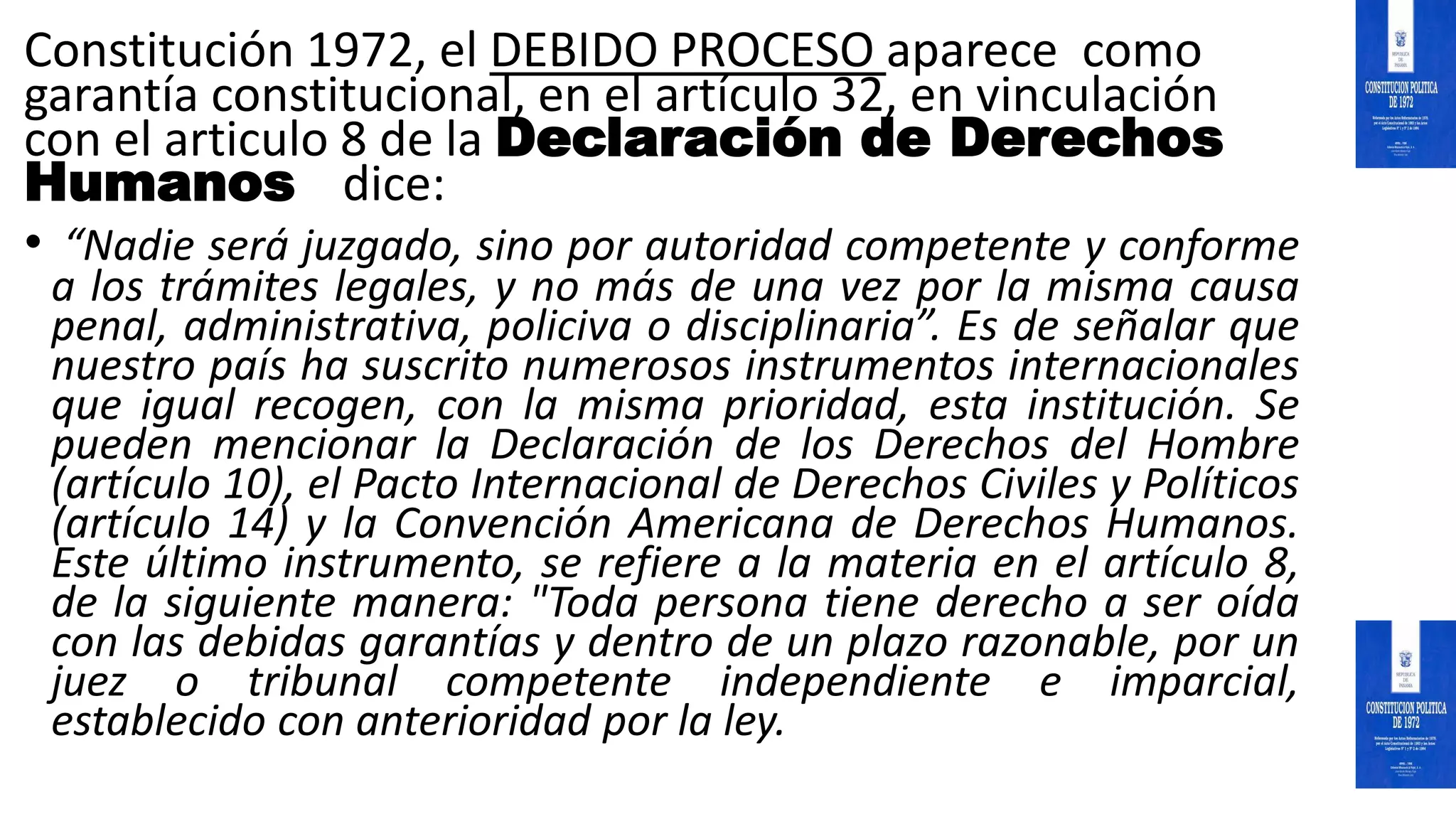 Origen debido proceso | PPT