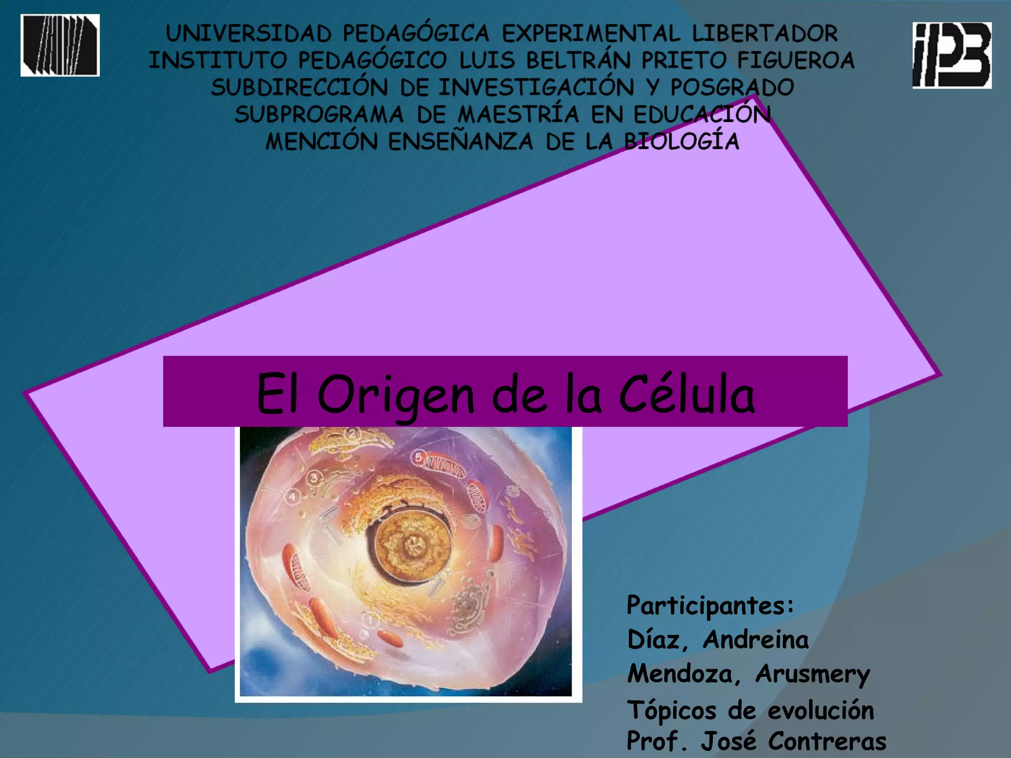 Origen De La Celula Ppt