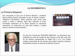 Origen De La Informatica