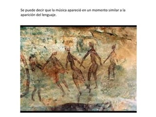Origen de la música de la prehistoria | PPTX