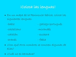 Origen de las lenguas - Origen del castellano | PDF