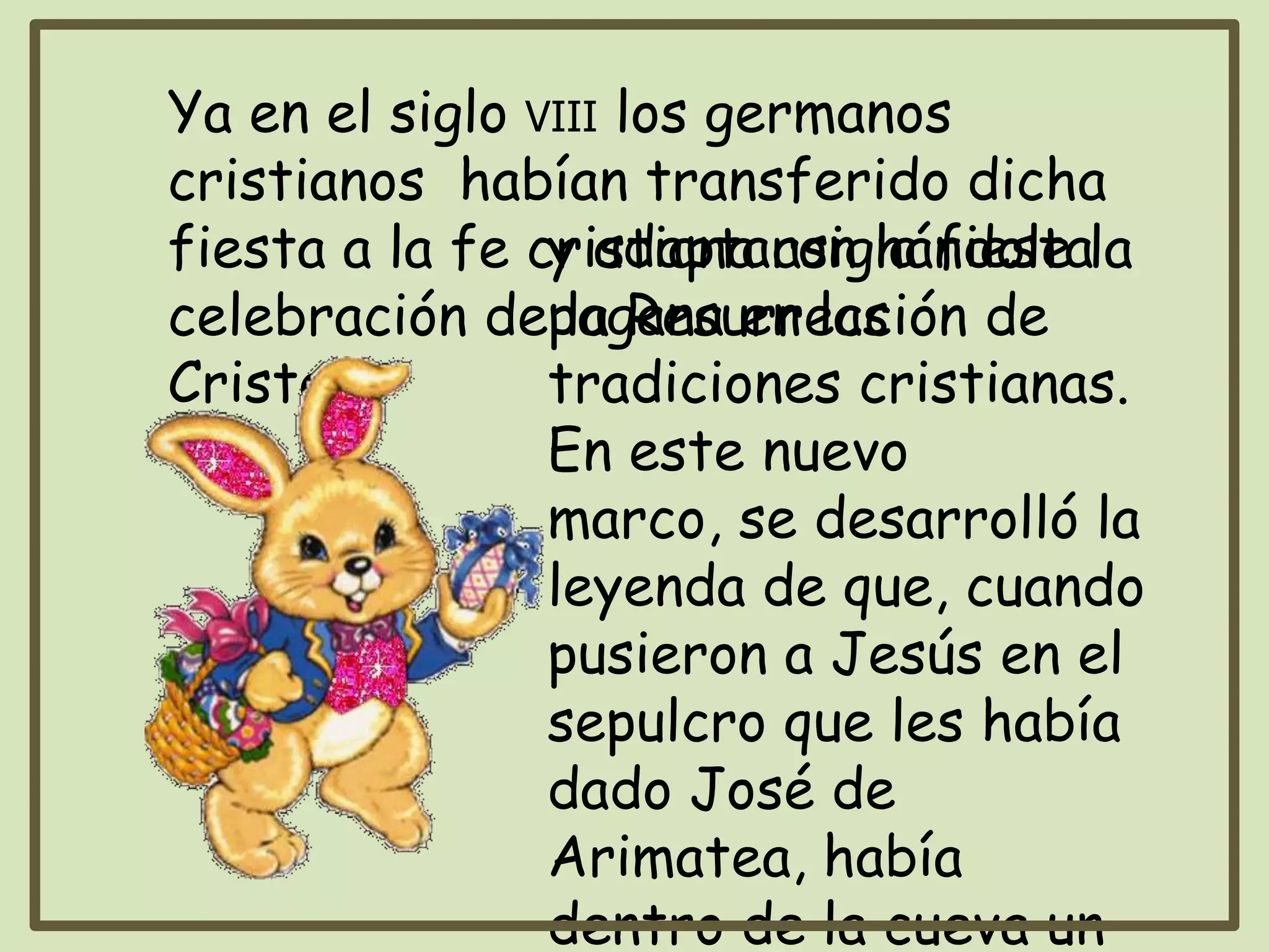 Origen del conejo de pascua | PPT