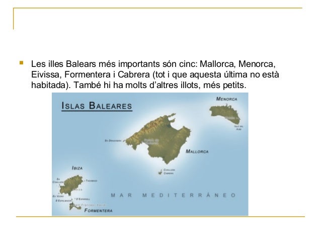 Origen de les illes balears