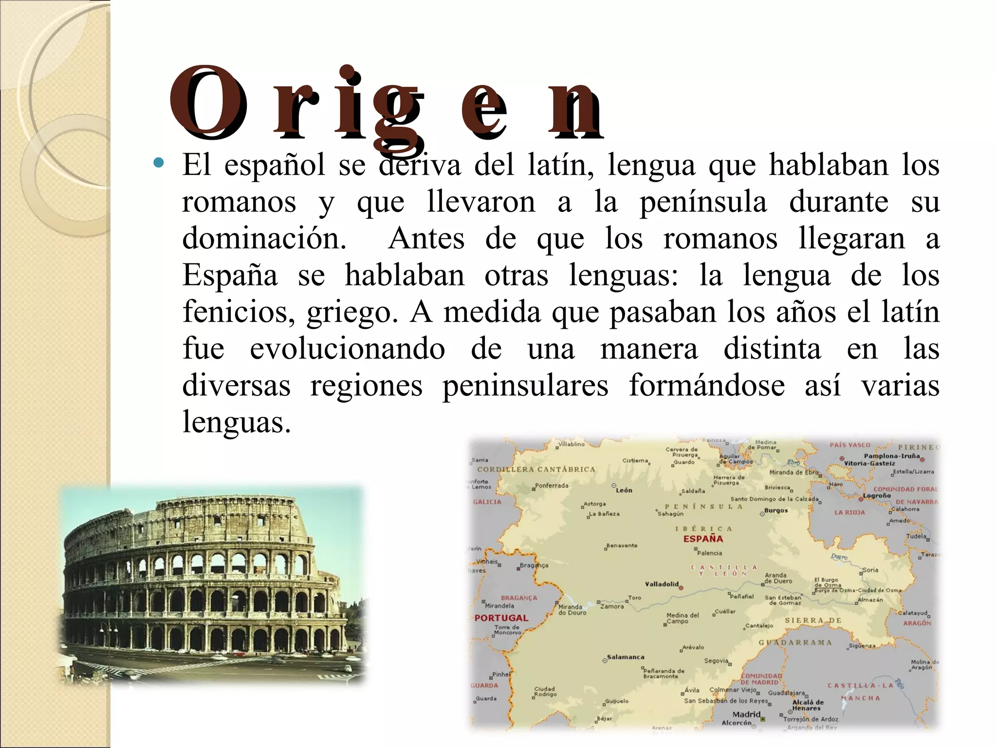 Origen del idioma espanol | PPT
