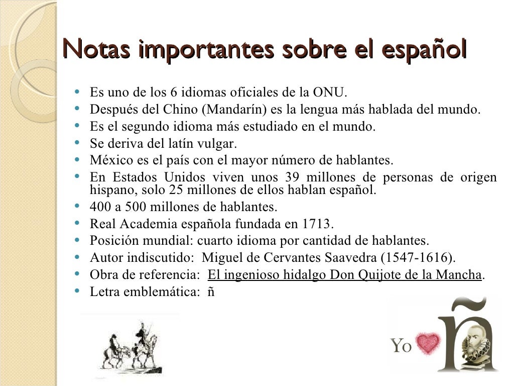 Origen del idioma espanol