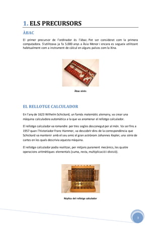 Origen de l'ordinador | PDF