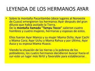 Origen de los incas | PPTX