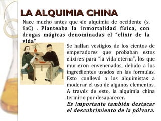 Origen e historia de la química | PPT