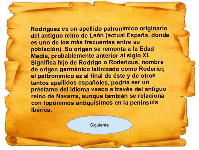 Significados Y Orígenes De Apellidos – PEMPAW
