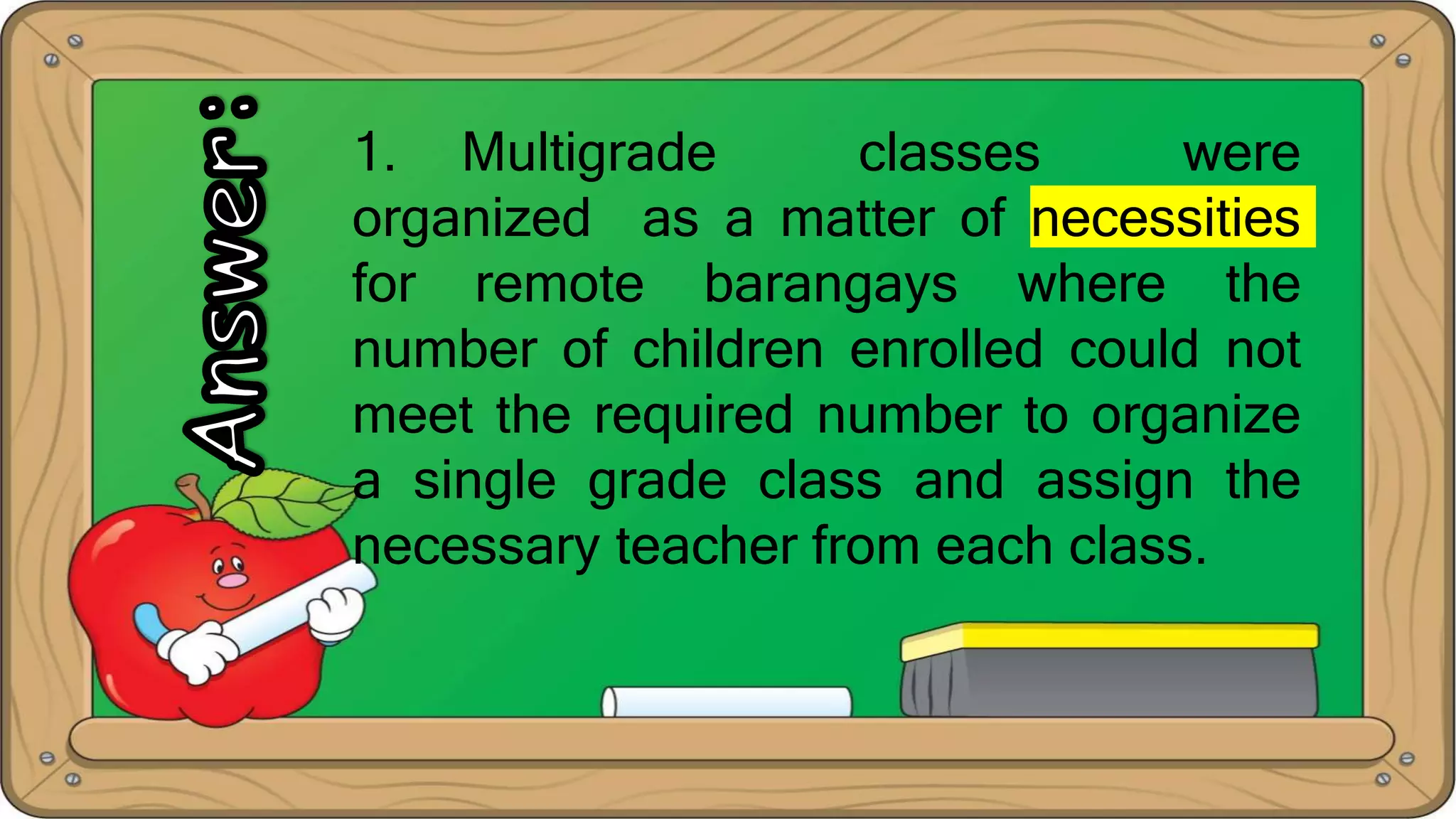 Multigrade Teaching | PPTX
