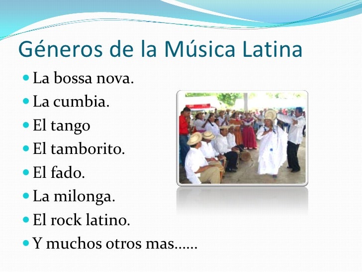 Origen generos musicales