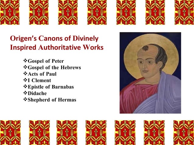 Origen Of Alexandria | PPT