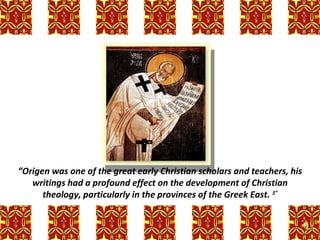Origen Of Alexandria | PPT