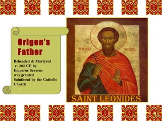 Origen Of Alexandria | PPT