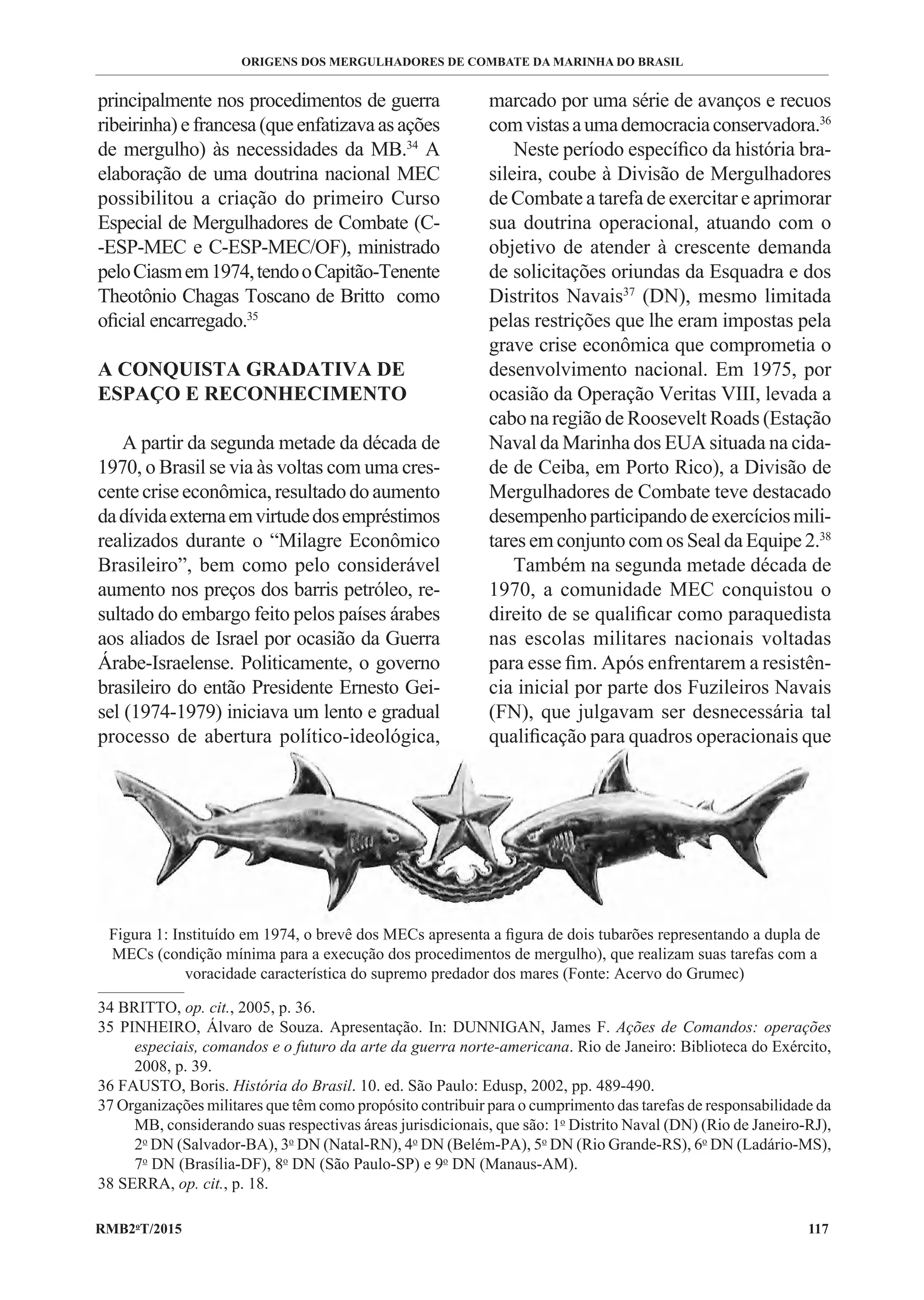 Origens dos Mergulhadores de Combate da Marinha do Brasil | PDF
