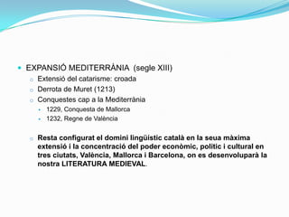 Orígens llengua literatura_cat | PPTX