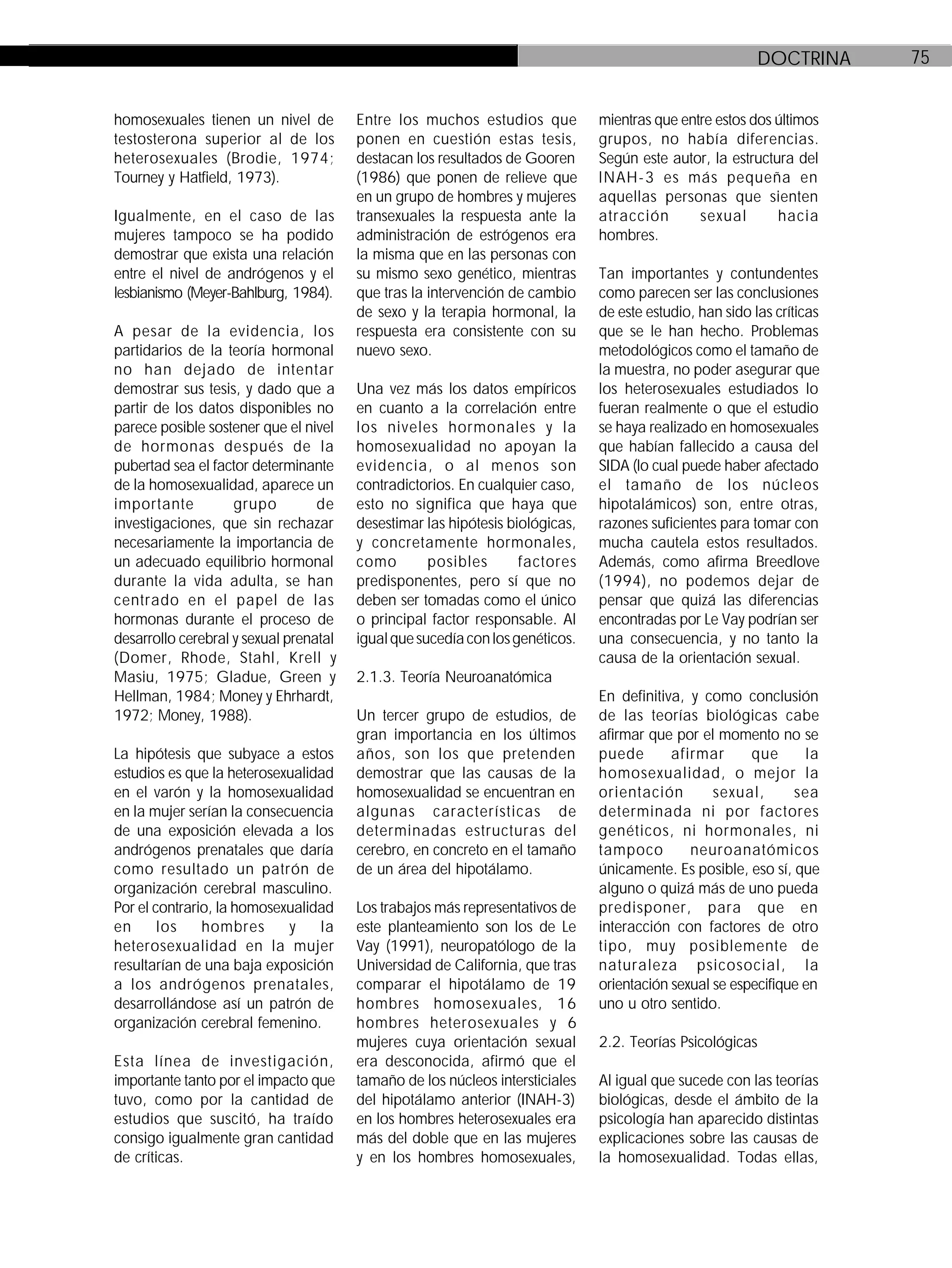 Origen Y Causa De La Homosexualidad Pdf
