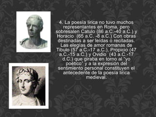 Origen y desarrollo de la lirica europea | PPTX