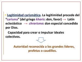 Origen y legitimidad del poder político_1ª parte | PPTX