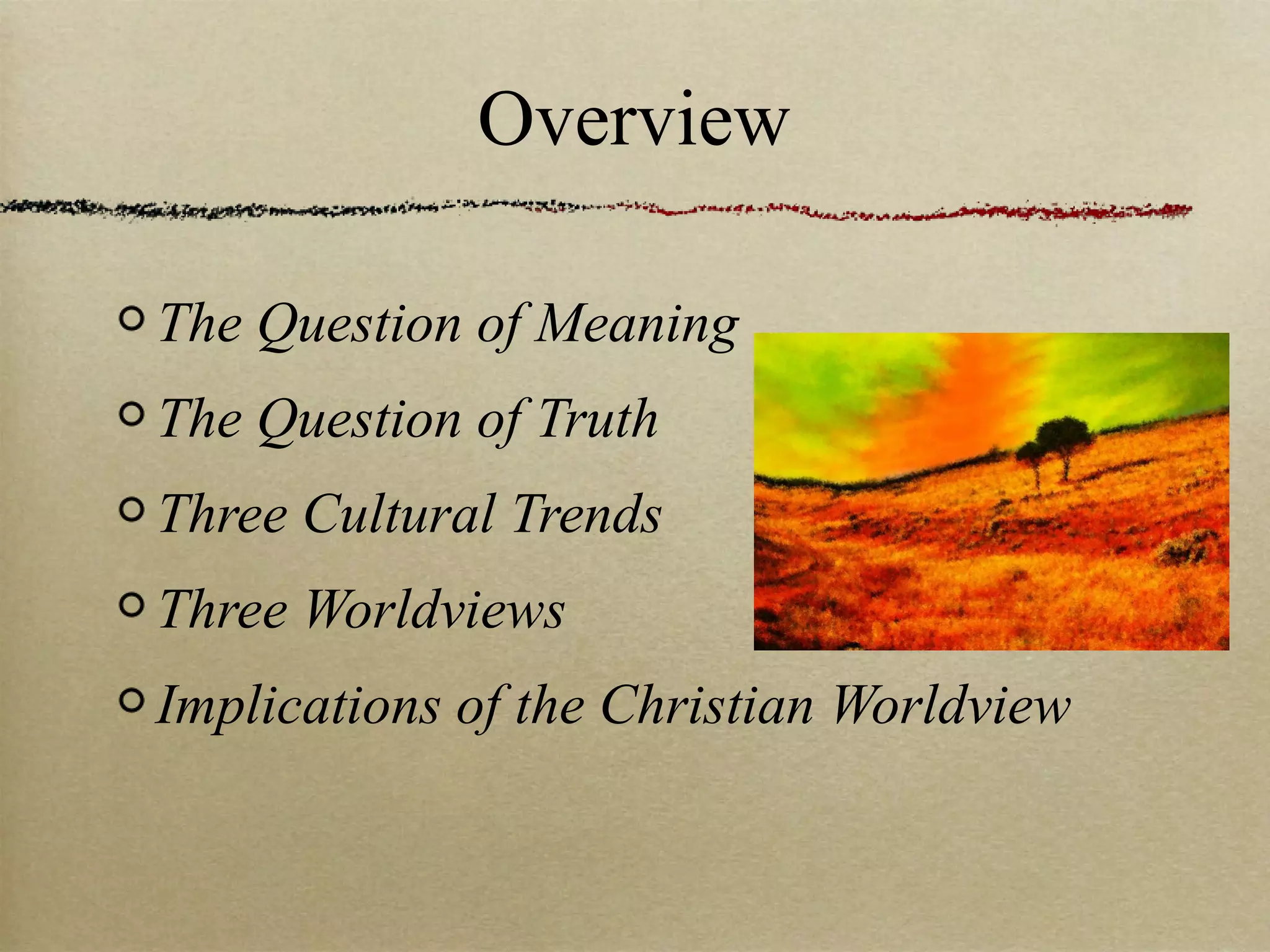 Origin, Purpose, and Destiny | PPT