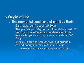 origin-early-evolution-life.ppt