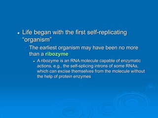 origin-early-evolution-life.ppt