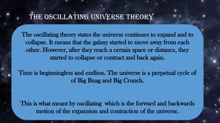 ORIGIN OF THE UNIVERSE - EXPLORE THE WONDER | PPTX