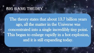 ORIGIN OF THE UNIVERSE - EXPLORE THE WONDER | PPTX