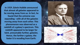 ORIGIN OF THE UNIVERSE - EXPLORE THE WONDER | PPTX