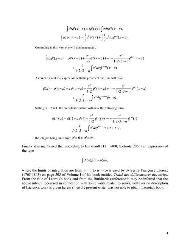 Origin and history of convolution
