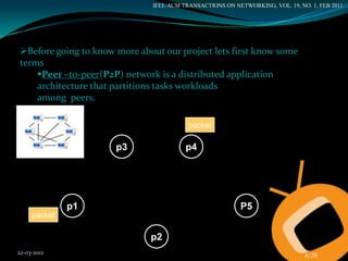 peer division multiplexing | PPTX | Computer Networking | Computing