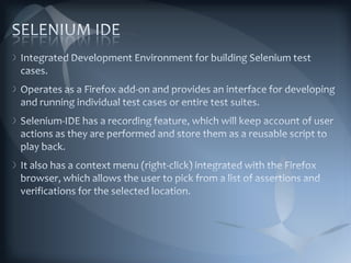 selenium | PPT