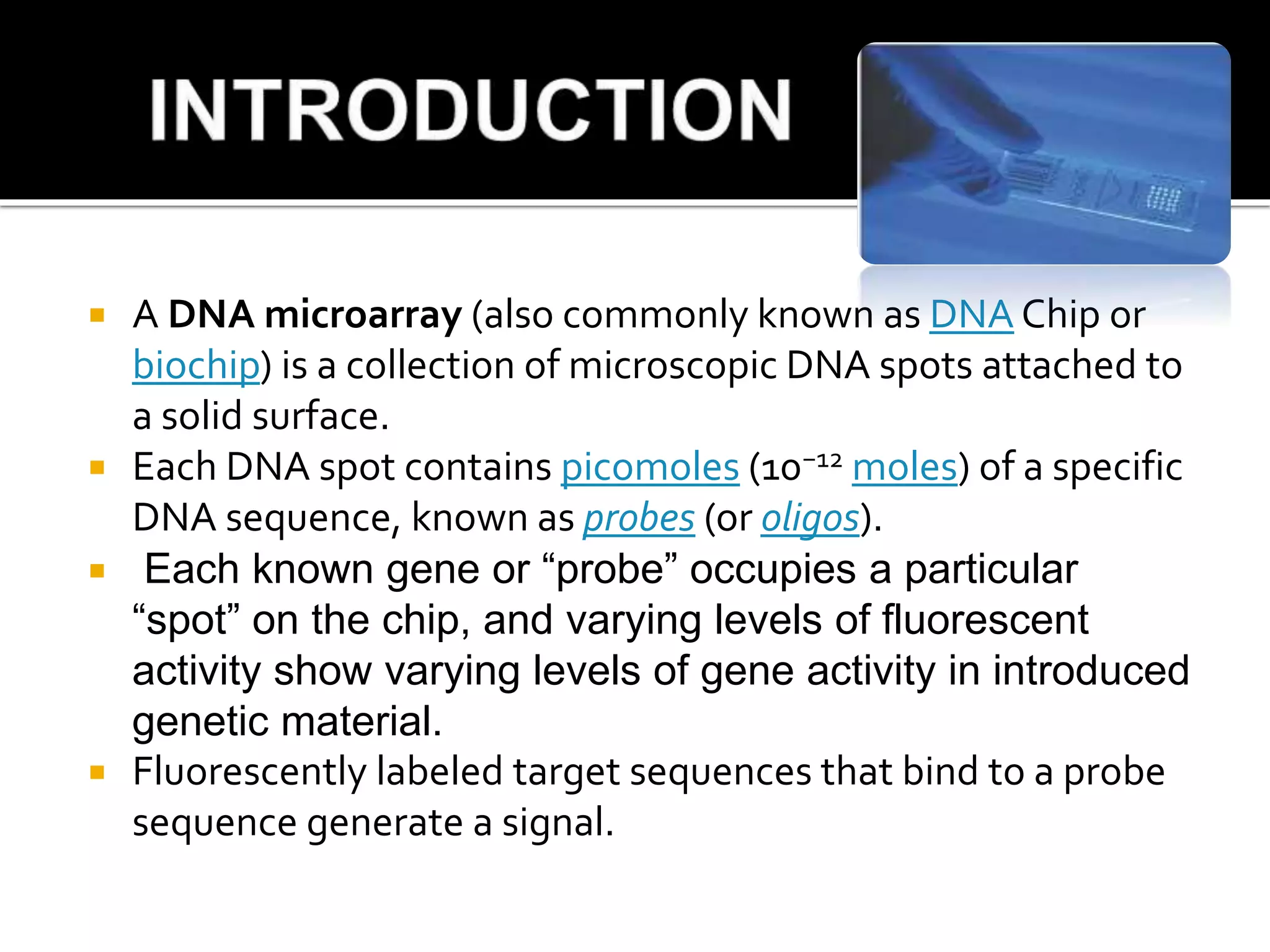 DNA microarray | PPTX