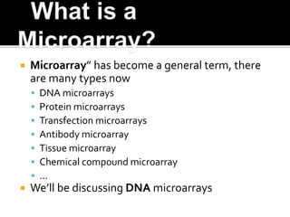 DNA microarray | PPTX