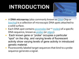 DNA microarray | PPTX