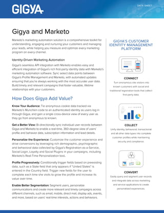 Gigya and Marketo | PDF